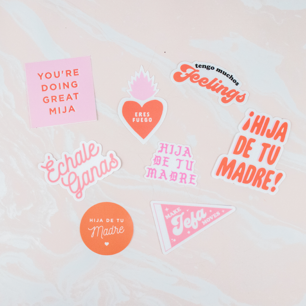 Matte Sticker Pack – Hija De Tu Madre